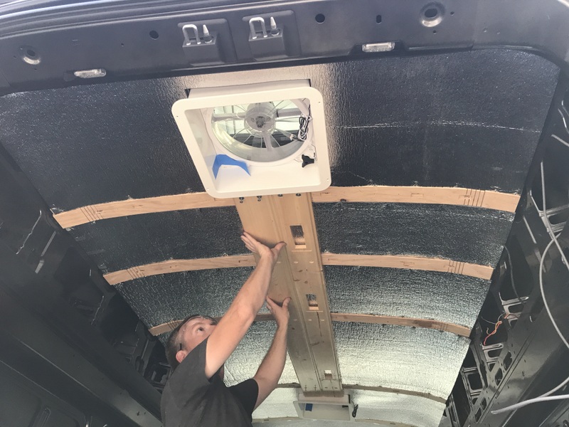 Chuck’s Traveler – Ceiling and Insulation | Ford Transit USA Forum