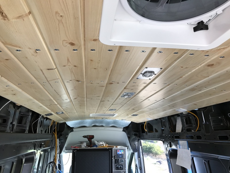 Chuck’s Traveler – Ceiling and Insulation | Ford Transit USA Forum